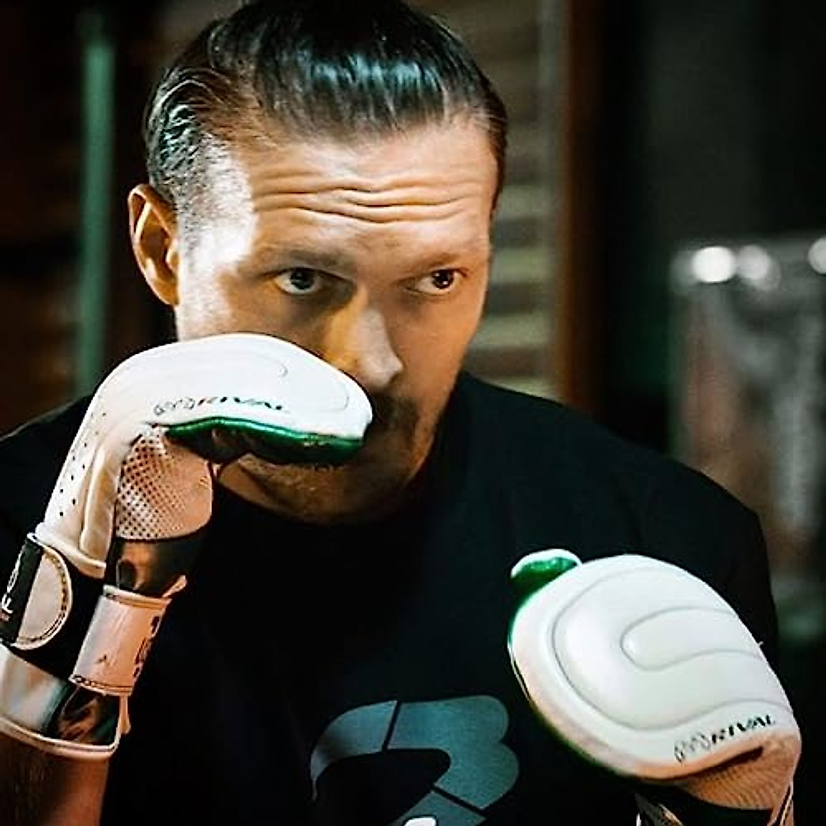 RIVAL Boxing RB5 Bag Mitt Gloves, Bare-Fist Punching Feel, Zero Resistance Training for Triggering Fast Twitch Muscles (Yellow, Large)