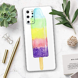 DesignSkinz Summer Mode Ice Cream v5 Protective Vinyl Decal Wrap Skin Cover Compatible with The Samsung Galaxy S20 (Screen Trim & Back Glass Skin)