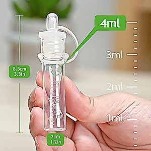 haakaa Colostrum Collector with Storage Case Set, Included 1 pc Reusable Cotton Wipe and Storage Box (0.1oz/4ml, 6 pcs)