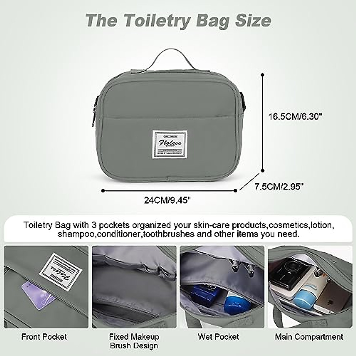 Gym Bag for Men Women,Small Fitness Workout Sports Duffle Bag with Wet Pocket & Shoes Compartment, Waterproof Overnight Weekender Duffel Bags for Traveling Dark Green