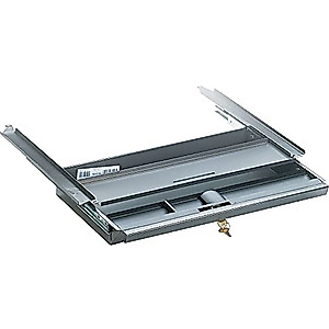 HON D2S Center Drawer, 38000 Series, Stationmaster, 19 x 14-3/4 x 3, Charcoal