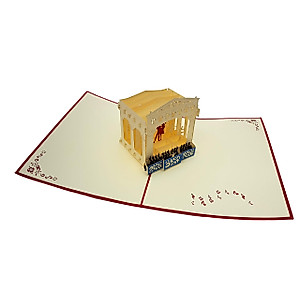 iGifts And Cards Inspirational Ballet Dancers 3D Pop Up Greeting Card - Orchestra, Beautiful, Curtains, Stage, Half-Fold, Birthday, Thinking of You, Retirement, Congratulations