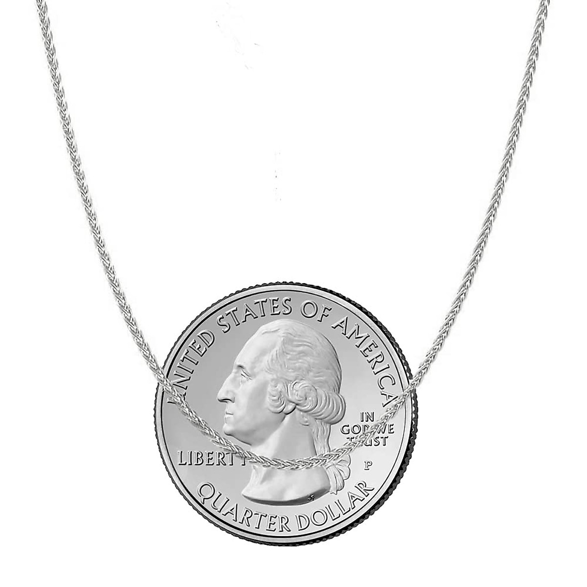 Savlano 925 Sterling Silver Italian Solid 1.2MM Diamond Cut Square Wheat Fox Tail Spiga Adjustable Bolo 14-24 Inch Chain Necklace For Women - Made in Italy Comes With a Gift Box (White)