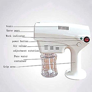 YLEI Electric ULV Sprayer, Portable Steam Atomizing Sprays, Hand Sprayer for Multi-Purpose Use, for Hospitals Home car Hotel Restaurant Family Hospitals Schools