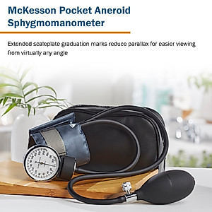 McKesson Aneroid Sphygmomanometer, Blood Pressure with Cuff, Navy, Child Small, 1 Count