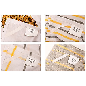 KAF Home Pantry Pineapple Kitchen Dish Towel Set of 4, 100-Percent Cotton, 18 x 28-inch