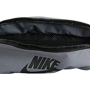NIKE unisex-adult Heritage Hip Pack Bag, Gunsmoke/Black/Black, Misc