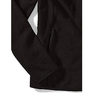 Amazon Essentials Women's Classic-Fit Full-Zip Polar Soft Fleece Jacket (Available in Plus Size), Black, Small