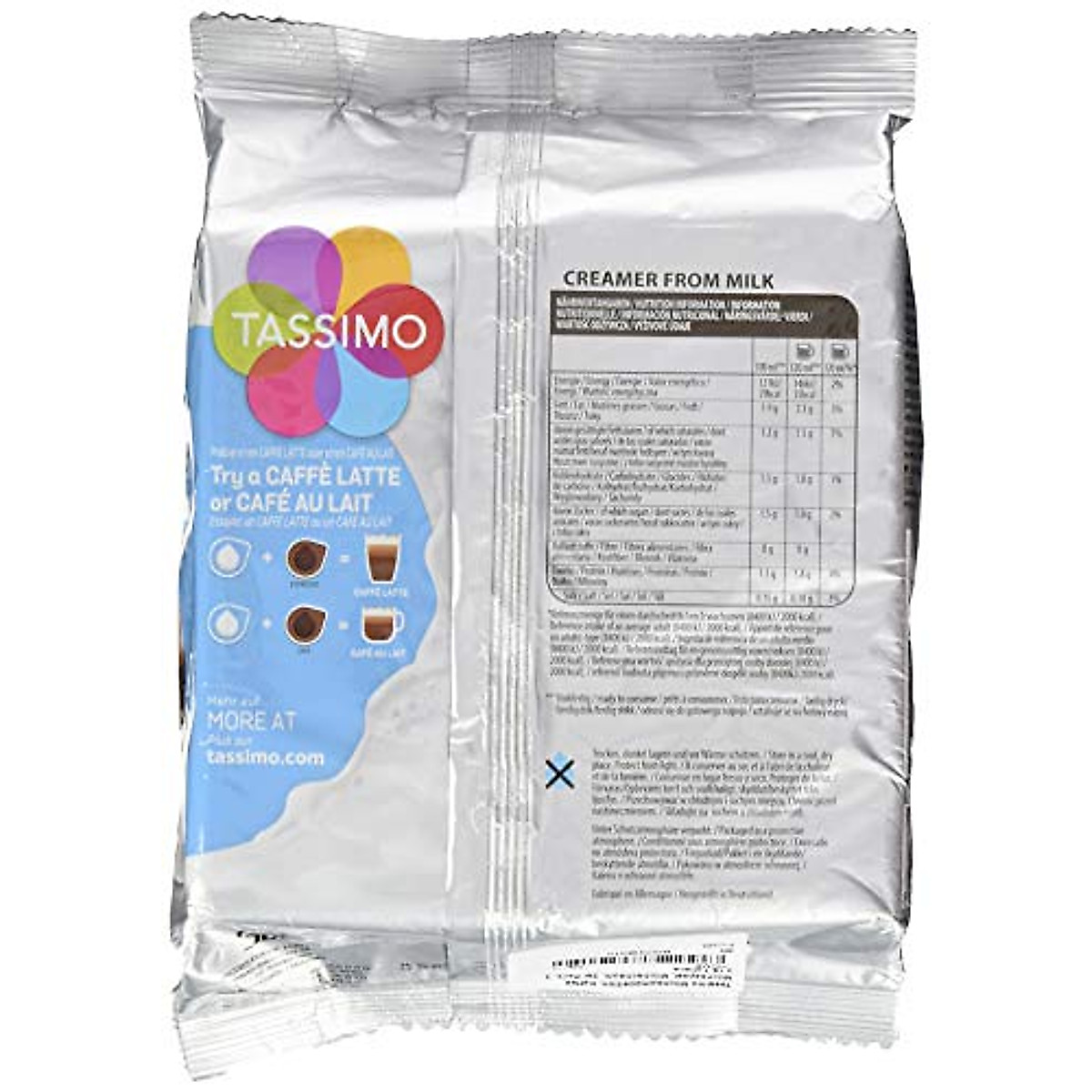 Tassimo Milk Creamer, Pack of 2, 2 x 16 T-Discs (32 T-disc)