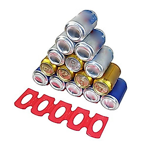 Garneck Storage Mat Refrigerator Bottle Stacker Can Organizer for Pantry Silicone Drinks Stacker Foldable Storage Shelves Can Stacking Mat Beer Bottles Stacker Wine Bottle Holder Bottle