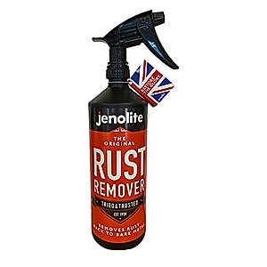 JENOLITE Original Rust Remover Liquid Trigger Spray - Removes Rust Back To Bare Metal - 1 Litre