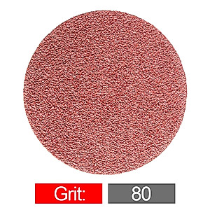 3" inch Sanding Disc Roll Lock R-Type Sandpaper Quick Change Disc Grinding Pad Abrasive Disc (80)