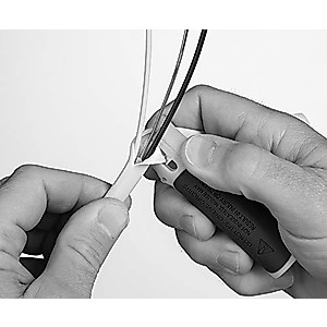 IDEAL Electrical 45-025 Lil’ Ripper Stripper – Wire Stripper w/ Slitting Blade, V-Notch, Flat Blade Clip