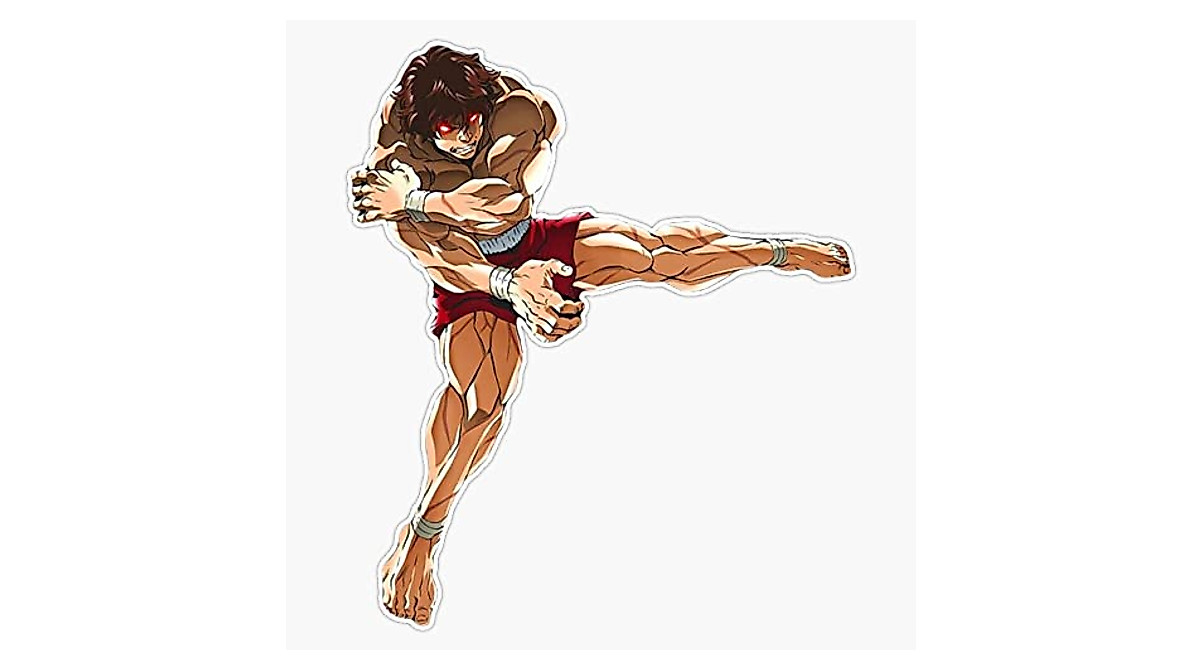 Metal Hanma Baki Bumper Sticker - Durable Vinyl Decal 5"