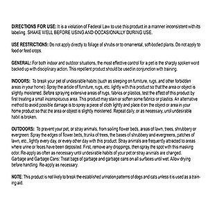 Four Paws Keep Off! Dog and Cat Repellent Outdoors & Indoors Spray 10 Ounces