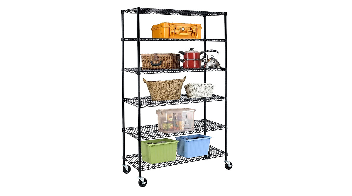 Heavy Duty Wire Shelving Unit - Adjustable & Sturdy Storage