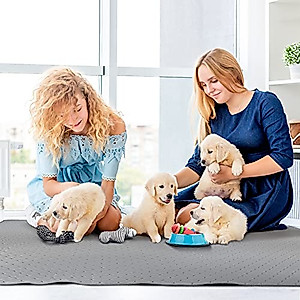 ZICOTO The Ultimate Easy to Clean XXL Puppy Whelping Pad 72"x72" - Our Washable Super Absorption Pee Pad is Perfect for Your Whelping Box Or Exercise Playpen- The Durable Non Slip Floor Mat for Dogs