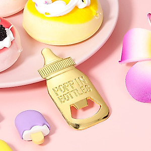 36 Pieces Bottle Opener Baby Shower Favor for Guest Rose Gold Feeding Bottle Opener Wedding Favor Baby Shower to Guest Party Favor Decoration Supplies (White,36 Pieces)
