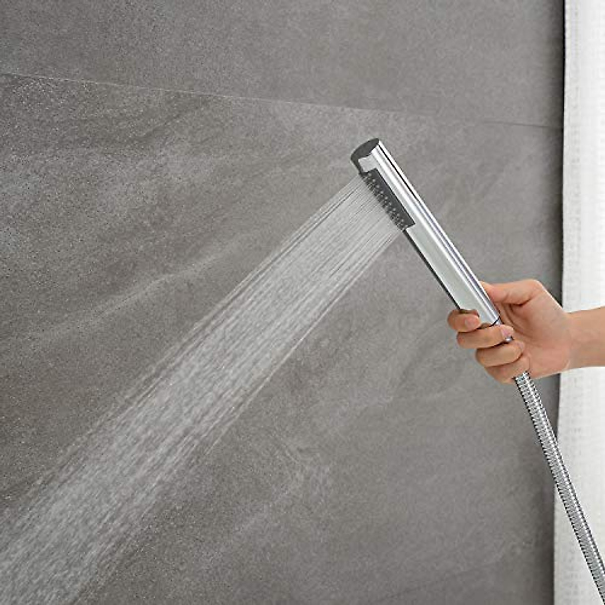 Artiqua Freestanding Tub Filler Bathtub Faucet Chrome Single Handle Floor Mounted Faucets with Handheld Shower