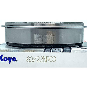 KOYO 63/22NR C3 Ball Bearing with Snap Ring 22x56x16mm Same Day Shipping