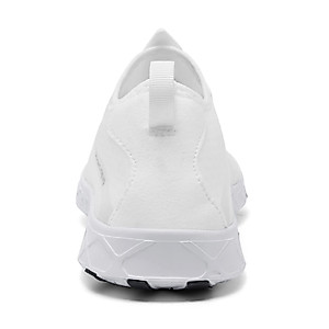 Racqua Womens Water Shoes Swim Lightweight Quick Drying Beach Aqua Shoes Walking Shoes for Swimming or Water Sport White 8.5