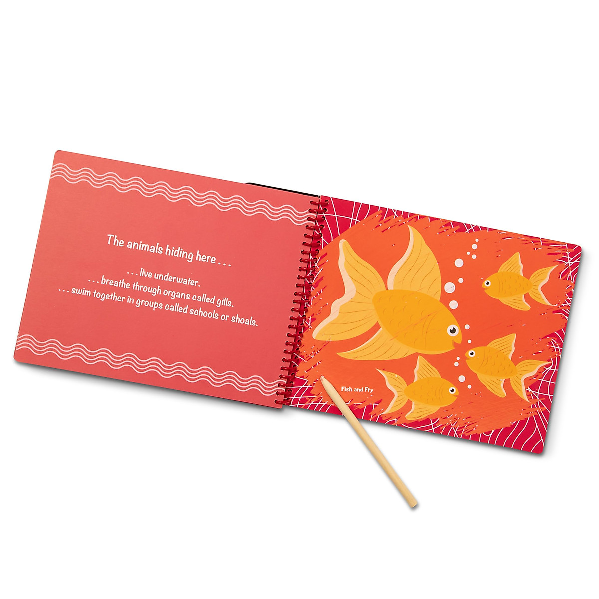 Melissa & Doug On the Go Scratch Art: Animal Families Hidden-Picture Activity Pad With Stylus