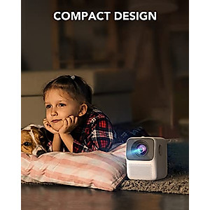 Ultra Compact Portable Projector & 4K HDMI Cable 6.6ft