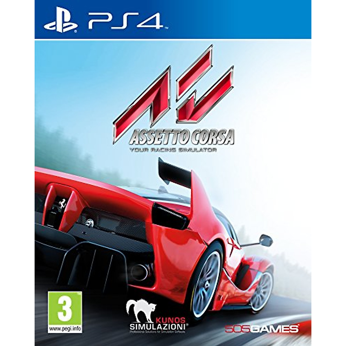 Digital Bros Assetto Corsa, PS4 - video games (PS4, PlayStation 4, Physical media, Action / Racing, 505 Games, ITA, Basic)