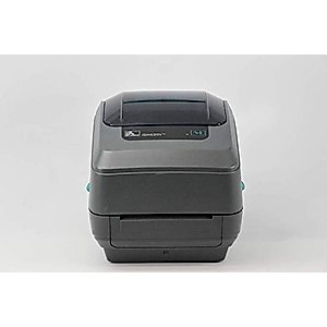 Zebra GX420t Monochrome Desktop Direct Thermal/Thermal Transfer Label Printer with Fast Ethernet Technology, 6 in/s Print Speed, 203 dpi Print Resolution, 4.09" Print Width, 100-240V AC (Renewed)