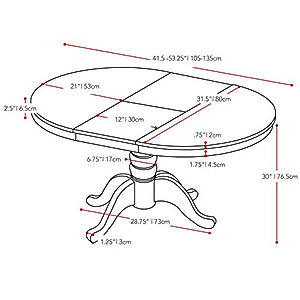 CorLiving Dillon Dining table Cappuccino