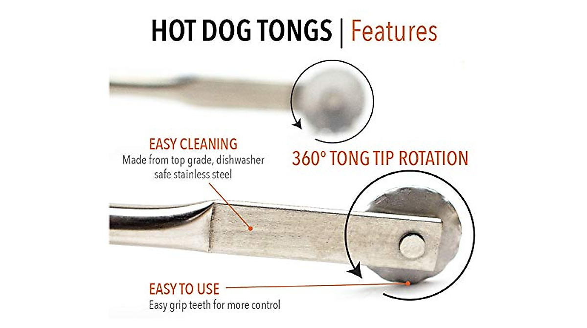 BBQ Butler Frank Flipper Hot Dog Tongs – Effortless Grilling