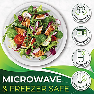 BIRCHIO 150pcs 100% Compostable Small Paper Plates (7 in), Heavy Duty, Eco Friendly Appetizer & Dessert Plates, Biodegradable Sugarcane Fiber