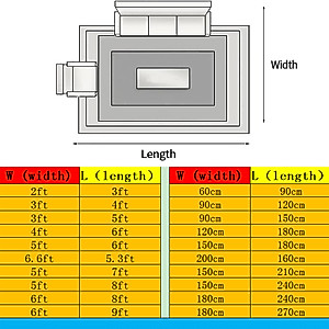 The Shining Overlook Hotel Area Rug, Orange Honeycomb Geometry Decorative Rug, Easy Clean Carpet with Anti-Slip Backing for Bedroom Living Room Dining Room Office 5ftx7ft