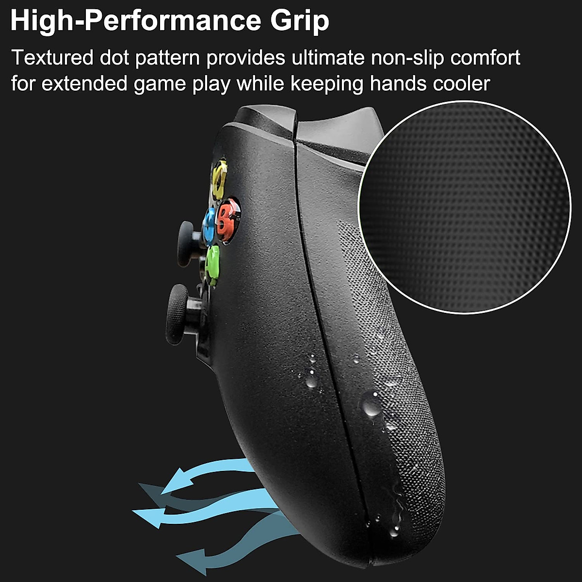 ALIENERGY Wireless Performance Controller for Xbox One & Xbox Series X|S, Remappable Scuffed Paddles/Built-In Battery/Better Grip/Vibration Motors/3.5mm Audio Jack Supported (Black)