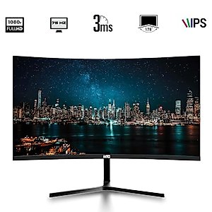TechMagnet All in one Desktop Computer, Cheetah 6, Intel Core i5 6th Gen, 8GB DDR3, 480GB SSD, New Dual 24 inch Curved Display, Wireless Ergonomic Keyboard Mouse, Win 10 Pro (Renewed)