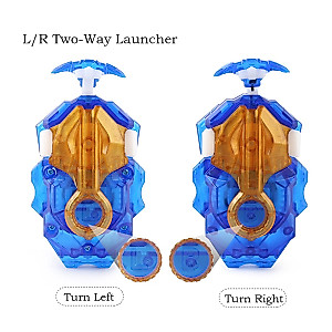 Battling Tops Burst Battle B-193 Ultimate Valkyrie.Lg.V'-9 Gyro Toys for Kids with B-184 Custom Bey Launcher