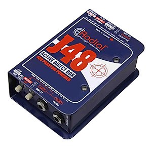 Radial J48 MK2 48V Phantom Power Active Direct Box