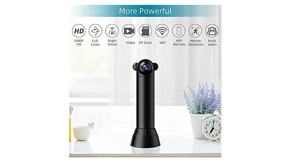 CALEHU V10 Small Nanny Cam - Discreet 1080P Home Security Camera