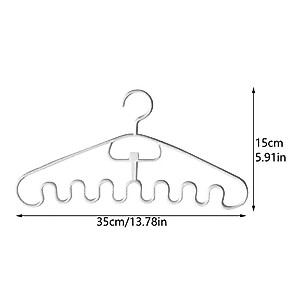Wave Pattern Stackable Hanger, 5/10 Pack Multifunctional Magic Wave Pattern Plastic Hangers, Non Slip Stackable Space Saver (10Pcs)