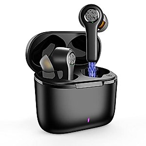 Elegant Choise Wireless Earbuds Bluetooth Headphones Noise Cancelling Earbuds Touch Control with Wireless Charging Case Waterproof Stereo Earphones in-Ear Premium Deep Bass Gift for Men Women Sport