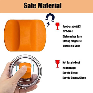 Magnetic Slider Replacement, Replacement Magnetic Slide Block, Magslider Replacement Compatible with Lid/Tumblers Fits 10oz, 16oz, 20oz, 26oz, 30oz