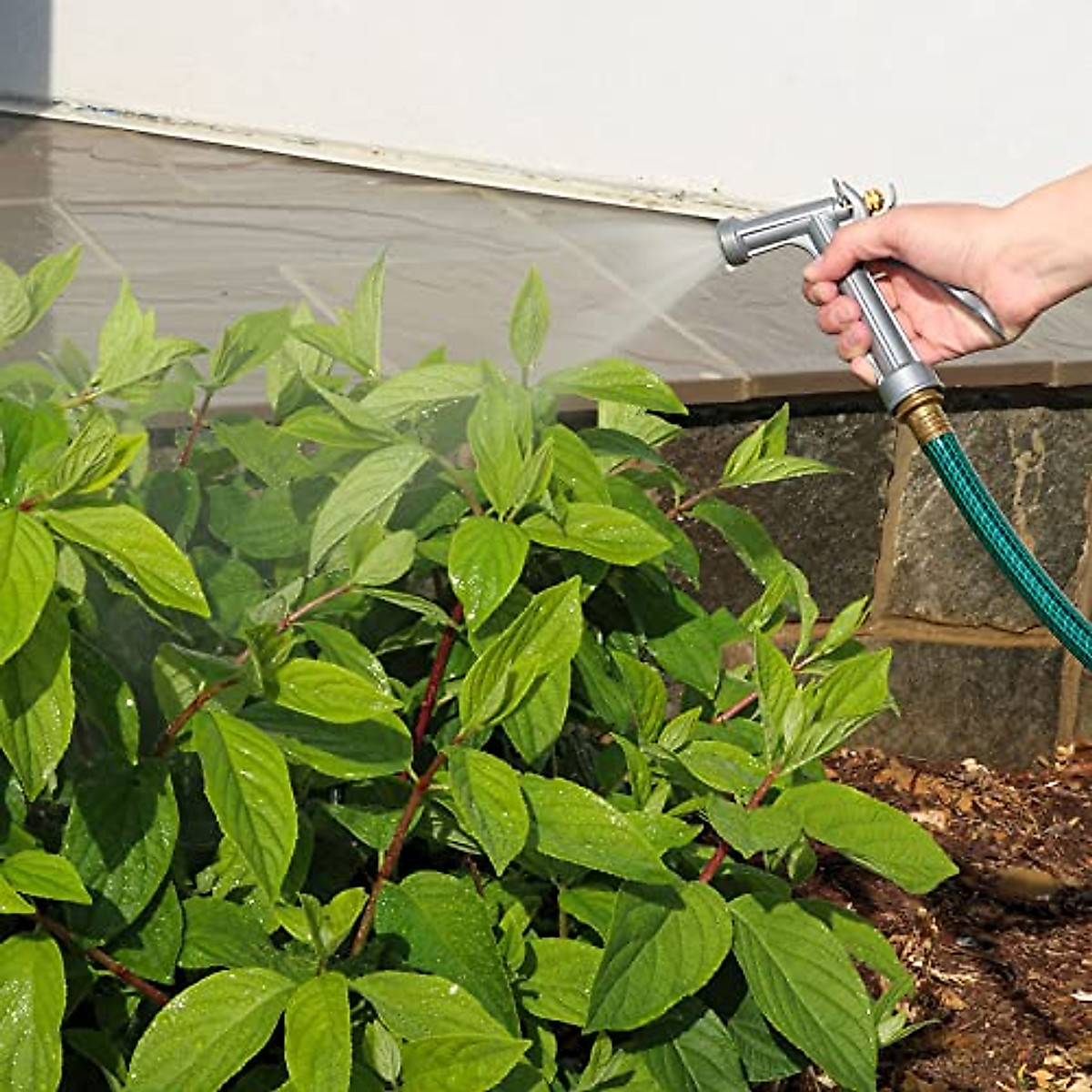 Melnor 65033-AMZ Heavy Duty Metal Nozzle with QuickConnect Product Adapter Amazon Bundle, Classic Design