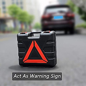 Simtamy Electric Car Jack 2 Ton 12V Electric Scissor Jack with Storage Box for Car SUV Tire Changes (Lifting rang: 4.72~14.72 inch)