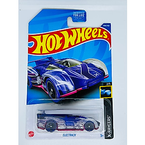 Hot Wheels 2022 - ELECTRACK - Purple/Clear - X-Raycers 2/5 - Mint/NrMint Ships Bubble Wrapped in a Box