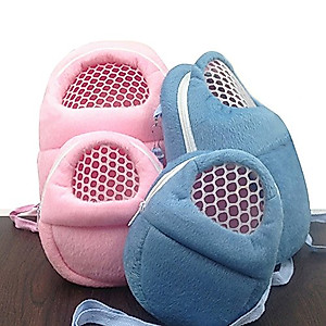 MARBOL Portable Hedgehog Hamster Sugar Glider-Rat Carrier Breathable Travel Shoulder Bags Backpack Pets Accessories (Large)