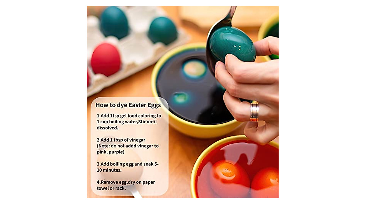 Vibrant Gel Food Coloring Set - 10 Neon Edible Colors for Baking