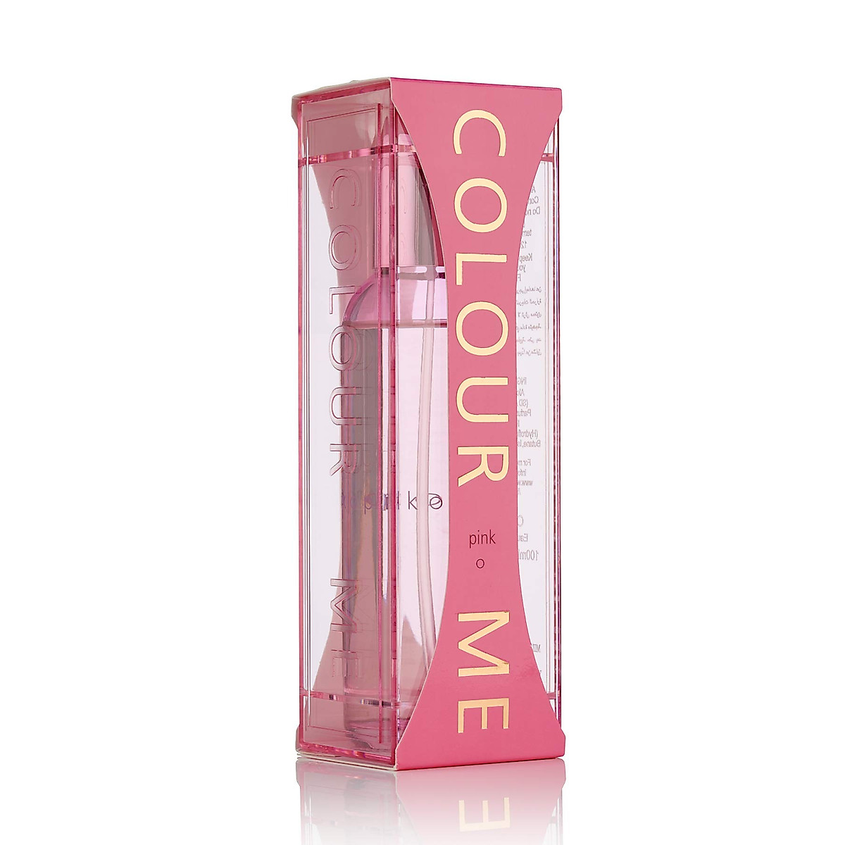 COLOUR ME Pink by Milton-Lloyd - Perfume for Women - Floral Scent - Opens with Almond Blossom, Lilies, and White Rose - Blended with Vanilla Base - For Warm, Romantic Ladies - 3.4 oz EDP Spray