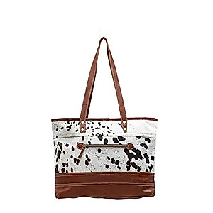 Combined Leather & Hairon Bag