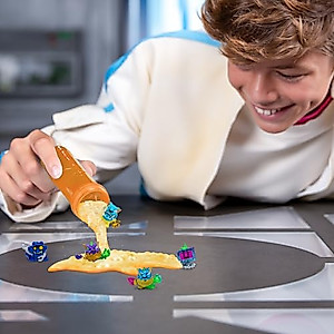 MrBeast Lab Swarms Series 2, Atomic Series Lab 5 Pack, Experiment by Adding Water, Shaking The Test Tube and Reveal 2 of The 5, 1 Inch / 2.5 cm MrBeast Themed Swarms Collectible Micro Beasts