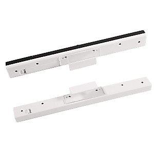 Aokin Sensor Bar for Wii, Replacement Wireless Infrared Ray Sensor Bar for Nintendo Wii and Wii U Console, Includes Clear Stand, White